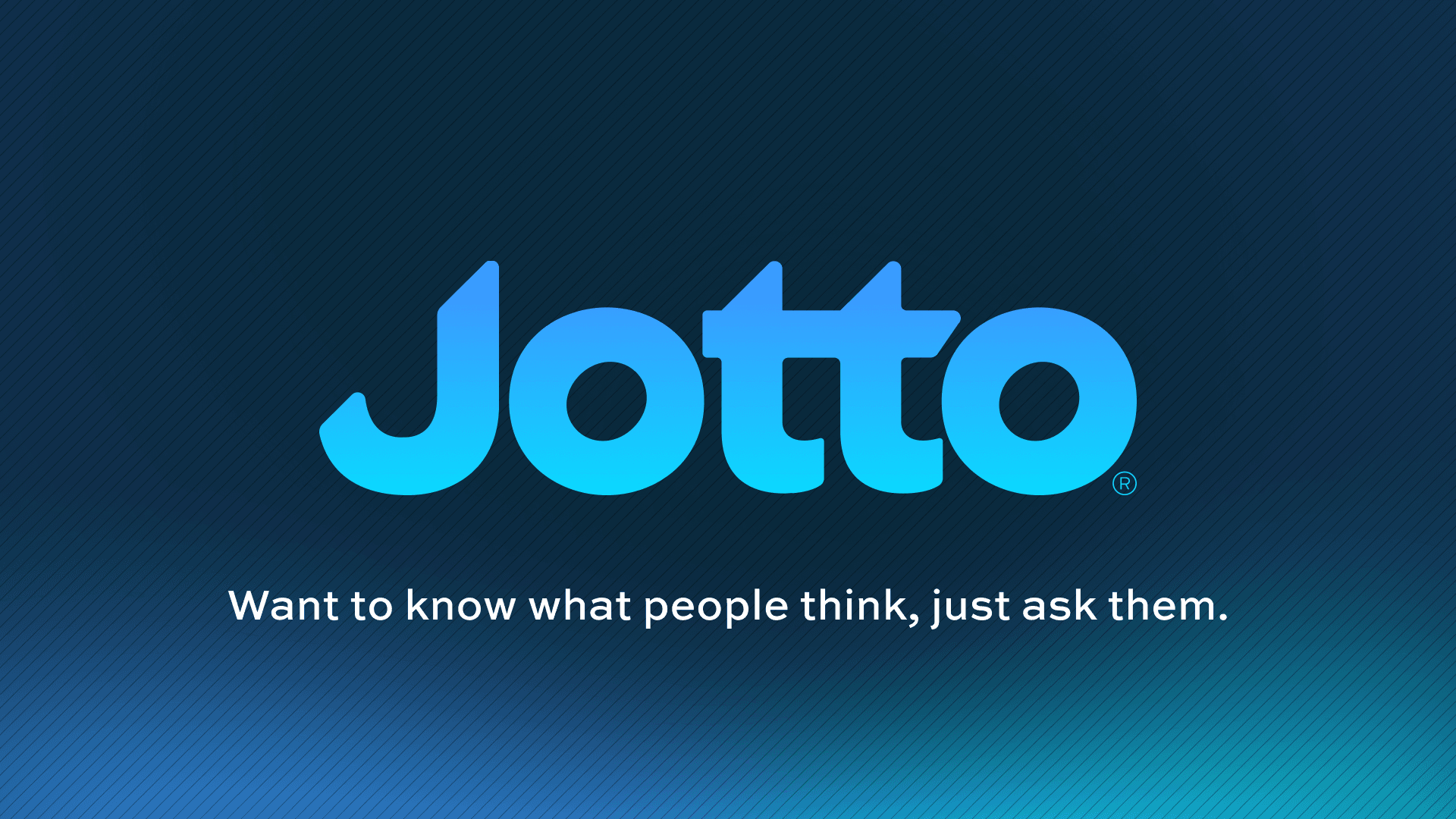 Jotto: Want to know what people are thinking? Just ask them